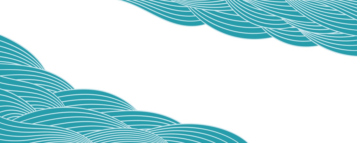 Clouds waves curved lines abstract background Vector Image