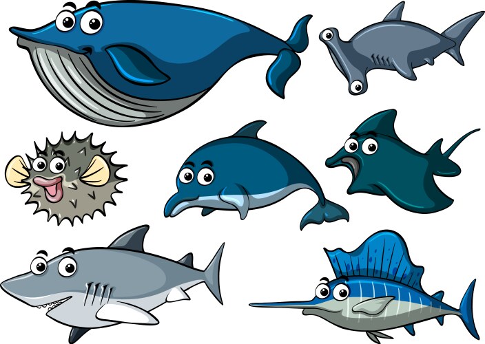 Sharks in business Royalty Free Vector Image - VectorStock