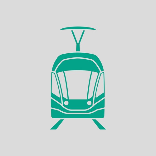 Tram icon Royalty Free Vector Image - VectorStock