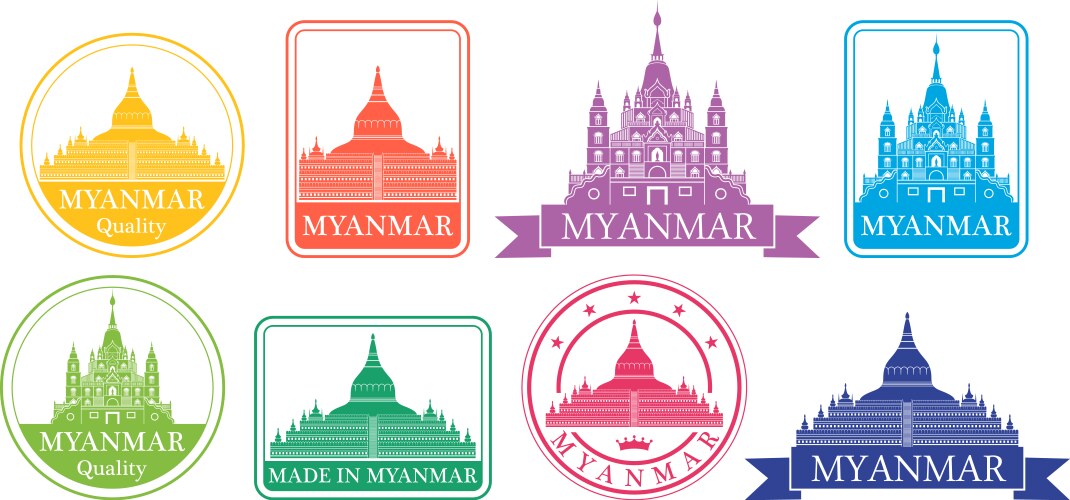 Myanmar Traditional Vector Images (over 820)