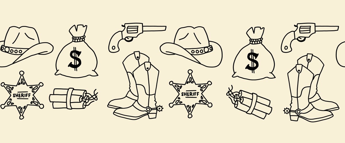 Rodeo Border Vector Images (over 500)