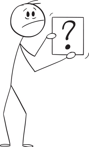 Stickman Question Vector Images (over 860)
