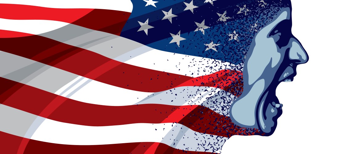 Flag usa Royalty Free Vector Image - VectorStock