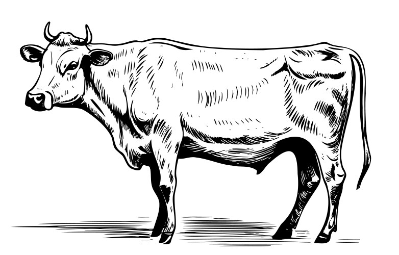 Cow Outline Vector Images (over 23,000)