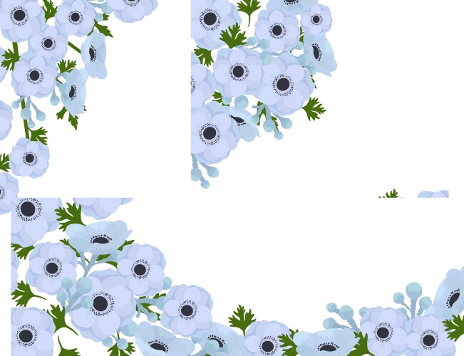 Blue Flower Corner Border Vector Images (over 550)