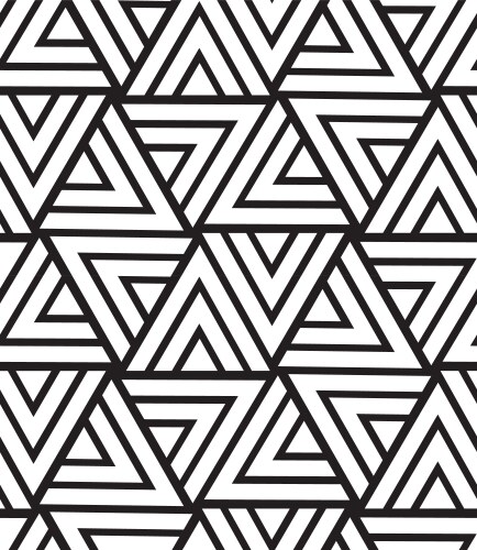Geometric seamless pattern modern triangle texture