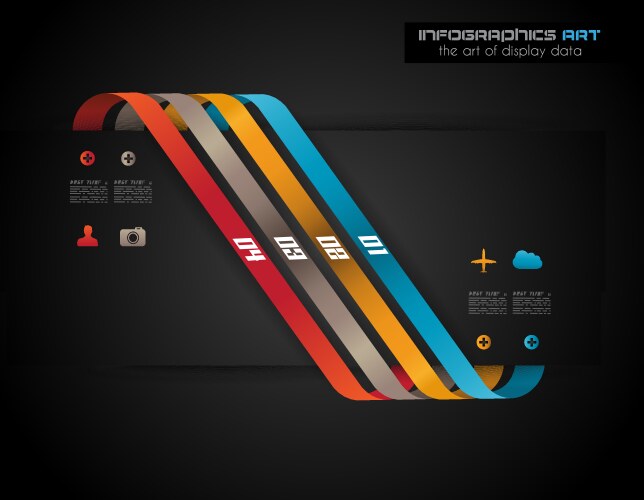 Clustered column infographic chart design Vector Image