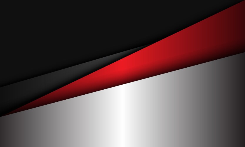 Abstract red grey metallic arrow direction Vector Image Abstract red grey metallic arrow direction Vector Image