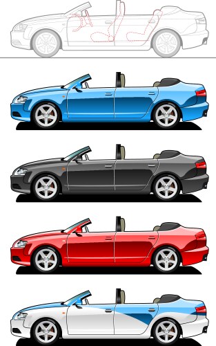 Hardtop Royalty Free Vector Image - VectorStock