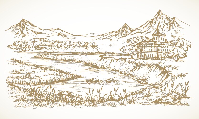 River Valley Drawing