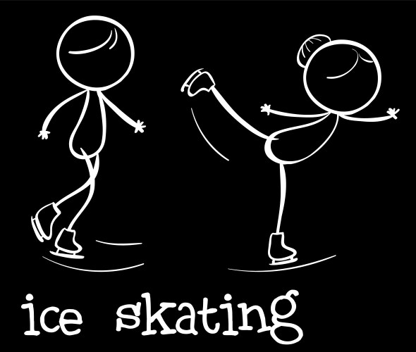 Cartoon Ice Skating Vector Images (over 7,400)