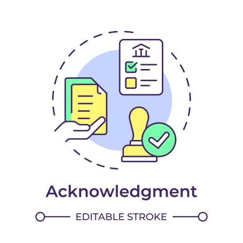 Acknowledgement Icon Vector Images (over 1,600)