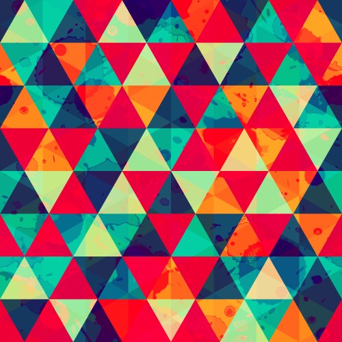 Seamless triangle pattern texture Royalty Free Vector Image