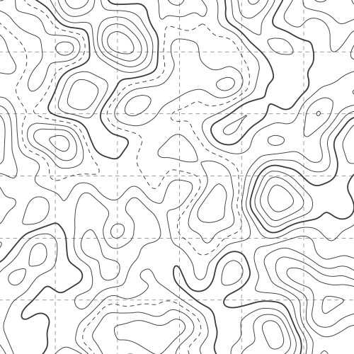 Topographic map seamless pattern Royalty Free Vector Image