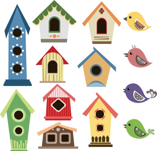Birdhouse Vector Images (over 6,600)