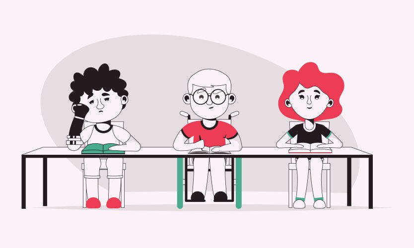 School inclusion Vector Images & Graphics for Commercial Use | VectorStock