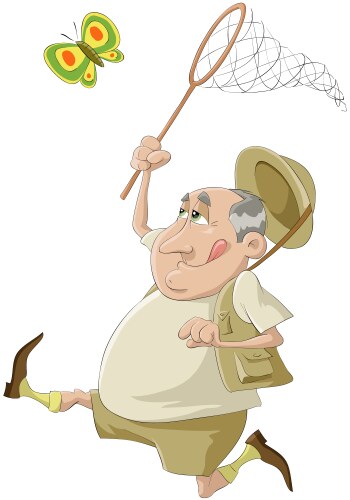 Mosquito hunter Royalty Free Vector Image - VectorStock