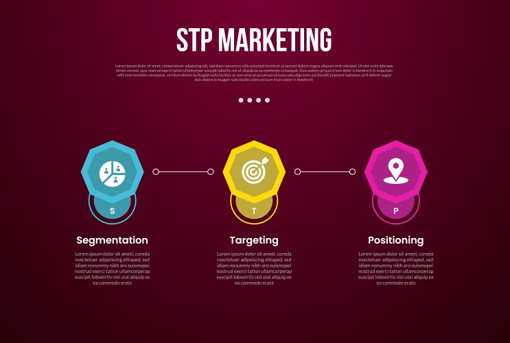 STP Marketing Infographic Template – Royalty-Free Vector | VectorStock