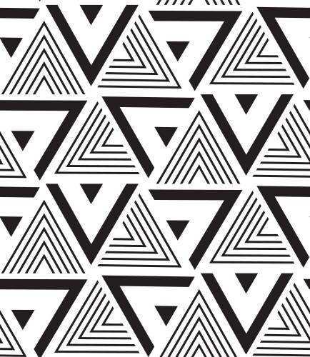 Geometric seamless pattern modern triangle texture