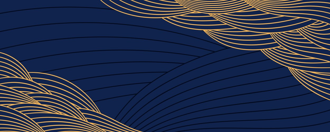 Clouds waves curved lines abstract background Vector Image