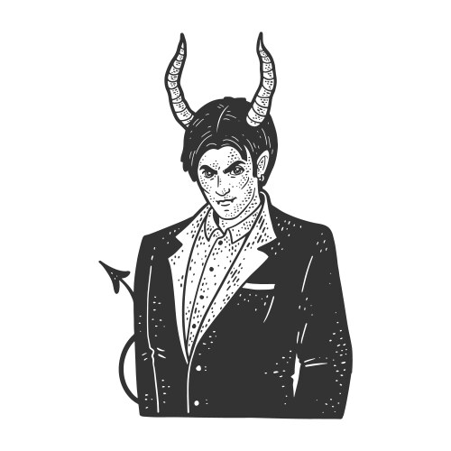 Satan artwork Royalty Free Vector Image - VectorStock