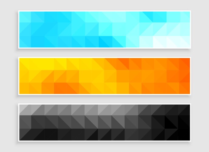 Geometric Header and Footer Vector Images (over 6,700)