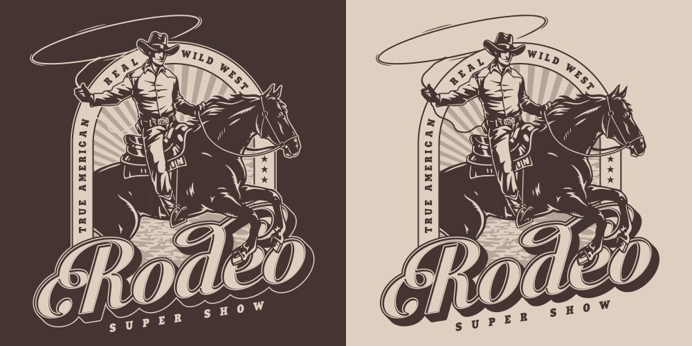 Vintage Rodeo Vector Images (over 8,800)