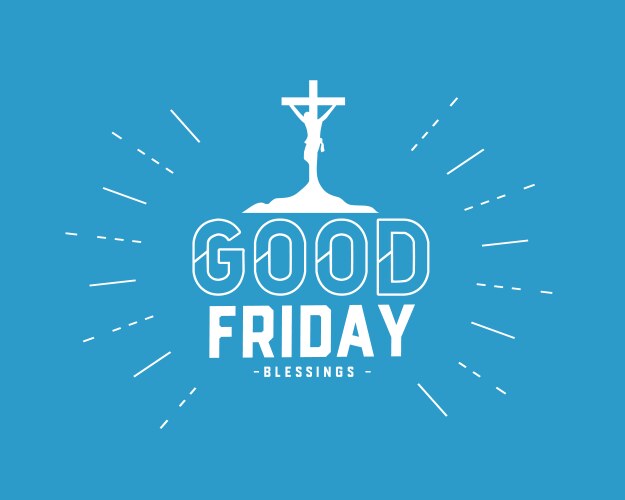 Good friday or easter cultural background Vector Image