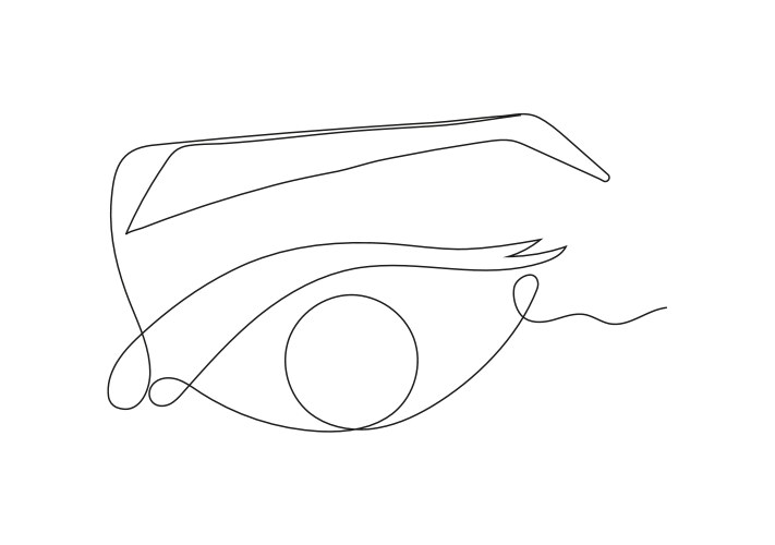 Continuous Line Eye Vector Images (over 3,600)