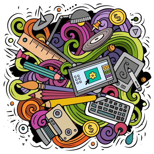 Computer Cartoon Vector Images (over 250,000)