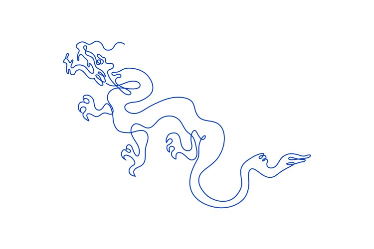 Dragon Line Art Vector Images (over 7,900)