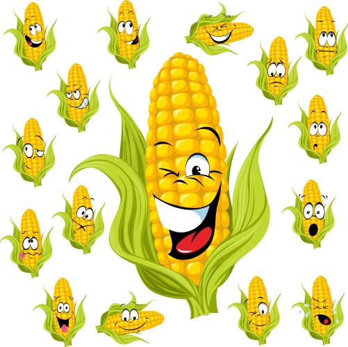 Corn Cartoon Vector Images (over 23,000)