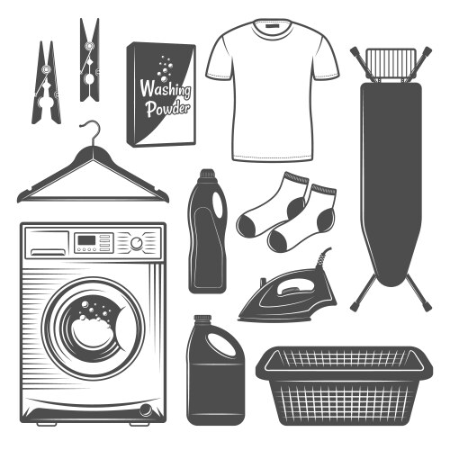 Laundry Royalty Free Vector Image - VectorStock
