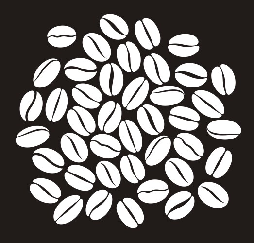 Coffee bean Royalty Free Vector Image - VectorStock