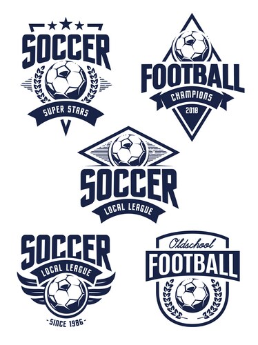 Football varsity champ Royalty Free Vector Image