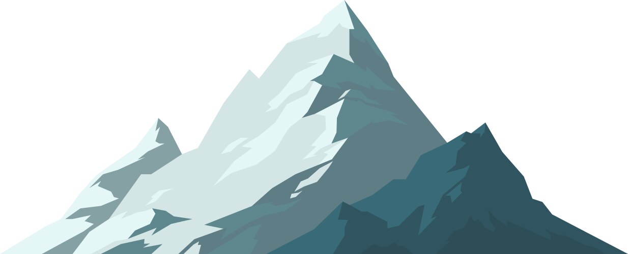 Mountain isolated Royalty Free Vector Image - VectorStock