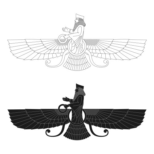 Farvahar Tattoos Faravahar Vector Images (over 140)