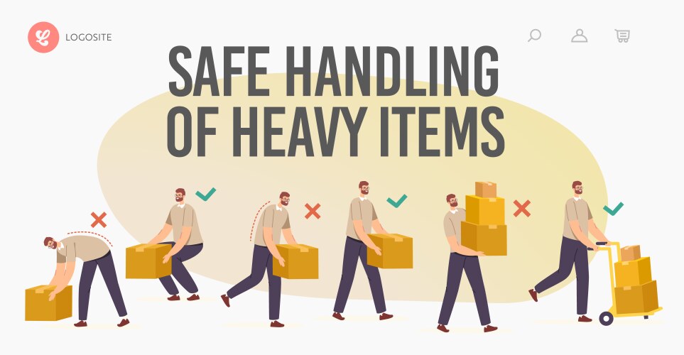 Heavy Box Lifting Cartoon Vector Images (over 560)