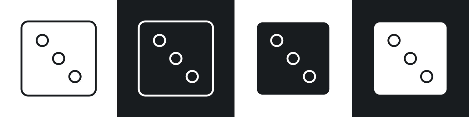 Dice Outline Vector Images (over 7,500)