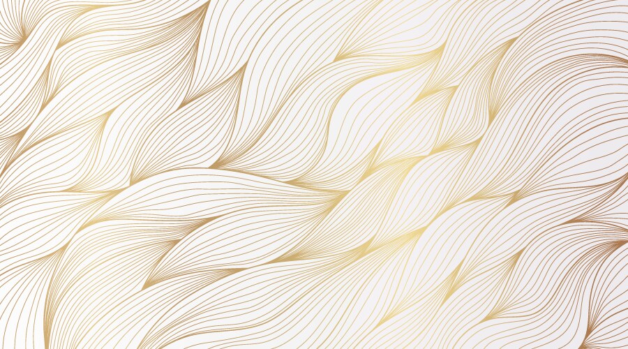 Abstract gold line landscape hills Royalty Free Vector Image