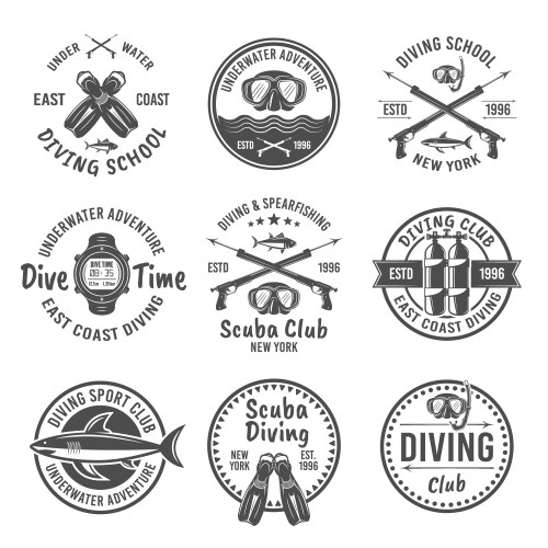 Scuba Diving Logo Vector Images (over 3,900)