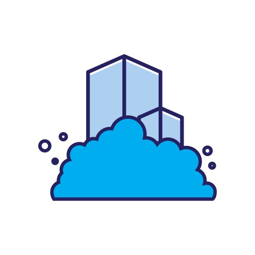 Laboratory logo template and business card Vector Image