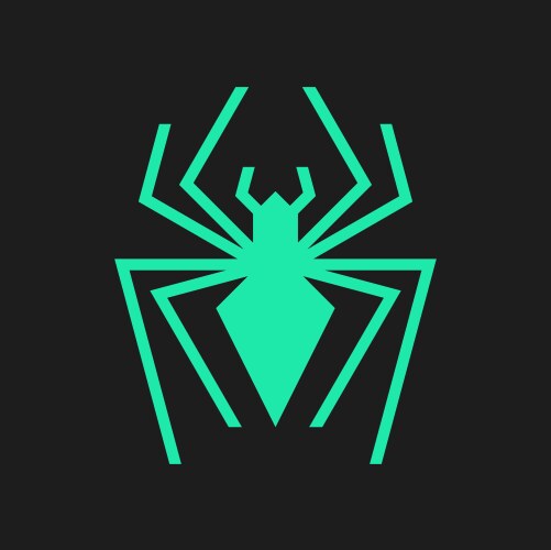 Spider logo Royalty Free Vector Image - VectorStock