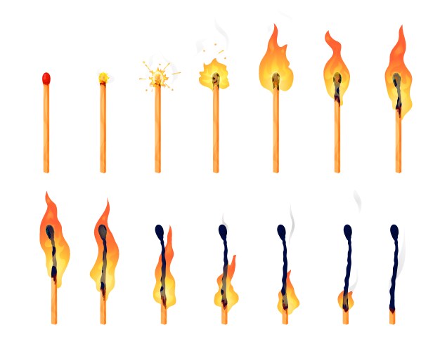 Fire Sequence Vector Images (over 610)
