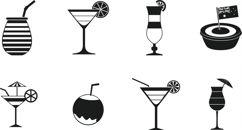 Cocktail design Royalty Free Vector Image - VectorStock
