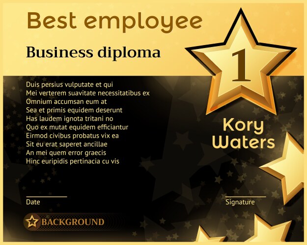 Best Employee Award Poster Vector Images (83)