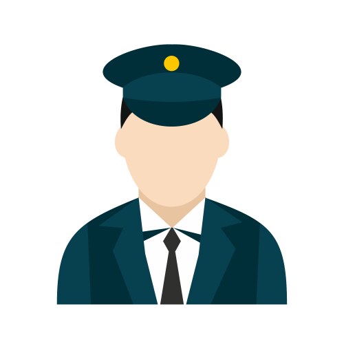 Train conductor Royalty Free Vector Image - VectorStock