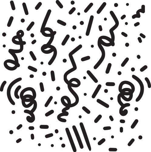 Confetti icons Royalty Free Vector Image - VectorStock