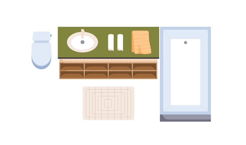 Toilet top view Vector Images & Graphics for Commercial Use | VectorStock