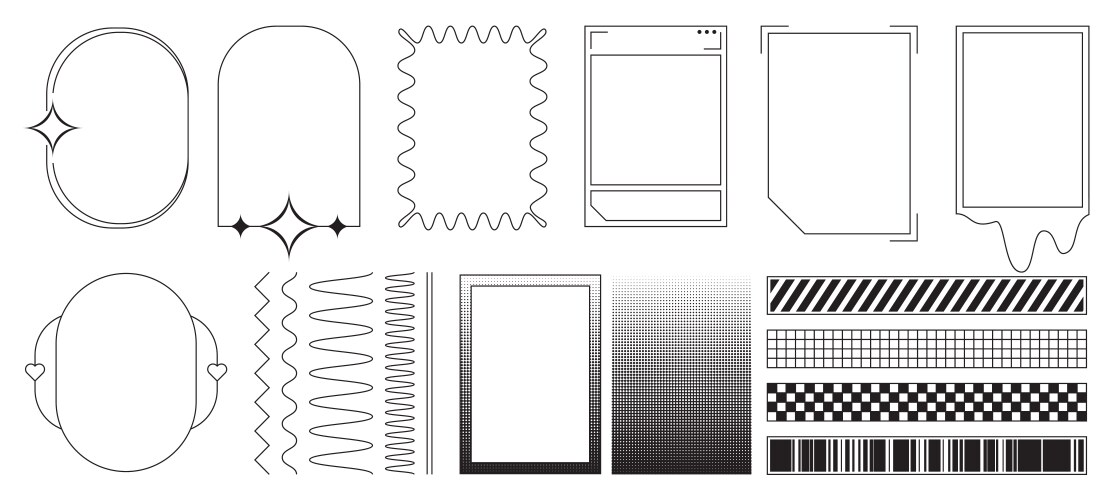 Logo Border Frame Simple Vector Images (over 16,000)